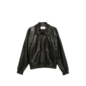Saint Laurent Jacket In Bubbled Lambskin