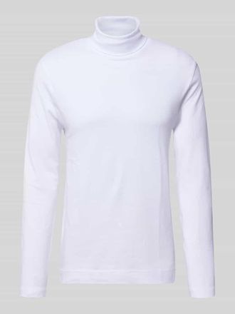 Christian Berg Regular Fit Longsleeve aus reiner Baumwolle mit Rollkragen