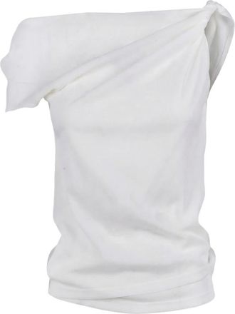 Alysi Femme, Blouses et Chemises, Blanc, Taille: 38 FR Top torchone