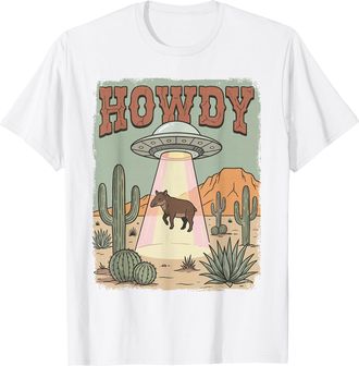 Image UFO Howdy Desert Tapir T-Shirt