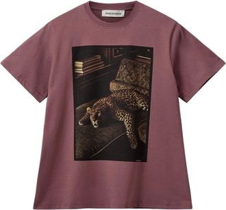 Sofie Schnoor Riversw T-shirt Coupe Boxy - Femme - Tops - Violet - Taille: 38 FR