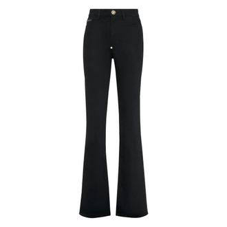Philipp Plein High-Waisted Flare Jeans - - Jeans - Damen - Schwarzk - W29