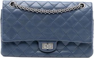Chanel Hobo Bags - Reissue 2.55 Aged Calfskin Double Flap 226 - Gr. unisize - in Blau - f&uuml;r Damen