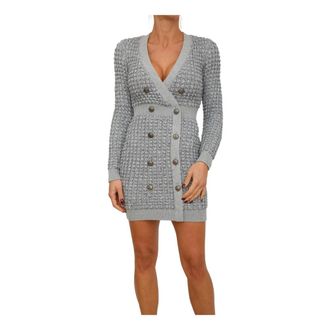 Elisabetta Franchi Damen, Kleider, Grau, SGr&ouml;&szlig;e