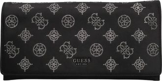 Guess Femme, Accessoires, Noir, Taille: ONE Size Mini Pochette &agrave; Rabat