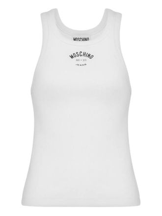 Moschino débardeur en coton - Blanc