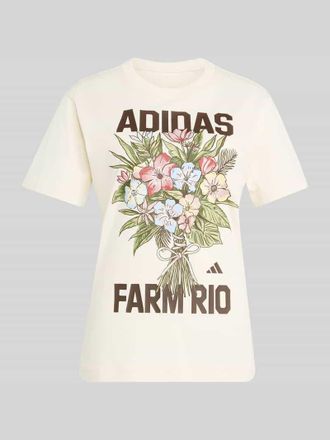 adidas Regular Fit T-Shirt aus reiner Baumwolle