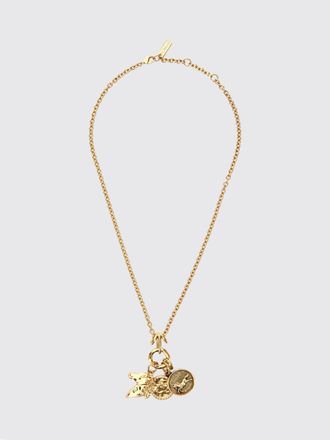Chlo&eacute; Collier ras-du-cou en laiton dor&eacute; avec pendentif coulissant et logo grav&eacute;