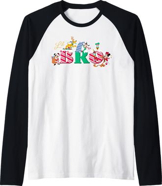Disney Lil Bro Candy Cane Holiday Christmas Family Trip Gift Raglan