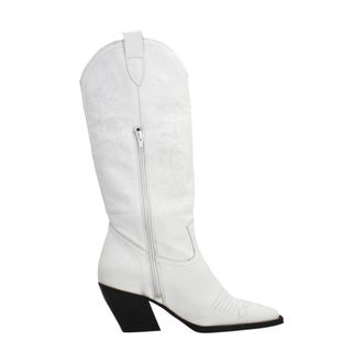 Yellow Femme, Chaussures, Blanc, Taille: 36 EU Western Style Cowboy Bottes
