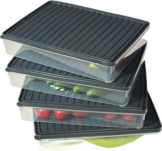 Turtle Turtle Vorratsdosen mit Deckel Set - Stilvolle Aufbewahrungslösung für die Küche, Lebensmittelecht, Verschiedene Größen und Farben, Ideal zur Organisa