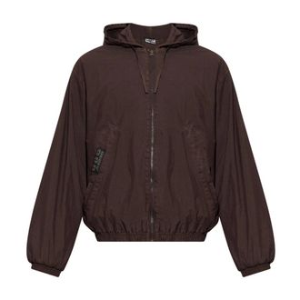 Umbro Gef&uuml;tterte Kapuzenjacke - - Sport - Herren - Braun - M