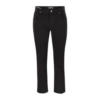 Pantaloni Torino Baumwollmischung Hose mit geradem Bein - - Trousers - Herren - Schwarzk - W29