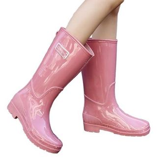 Generic Bottes de pluie mode pour femmes chaussures imperm&eacute;ables mi-mollet confortables pour randonn&eacute;e camping et usage quotidien avec semelle antid&eacute;rapante (