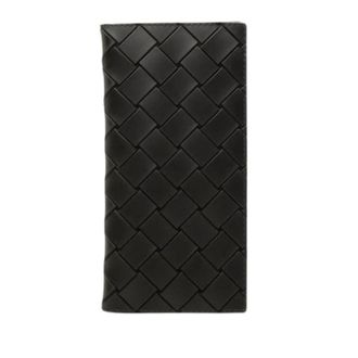 Bottega Veneta Portefeuille long tiss&eacute; doccasion - Femme - Pre-owned - Noir - Taille: ONE Size