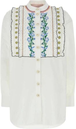 Valentino Garavani Femme, Blouses et Chemises, Blanc, Taille: 36 FR Casual Chemises