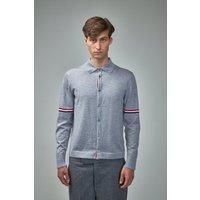 Thom Browne Jersey Stitch Button Down Long Sleeve Shirt