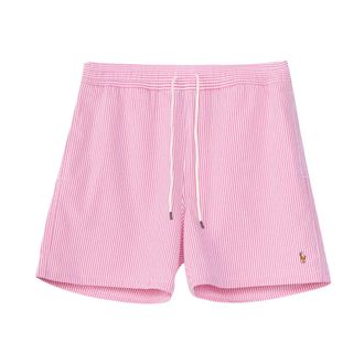Ralph Lauren Homme, Maillots de bain, Rose, Taille: S Traveler Seersucker Swim Shorts