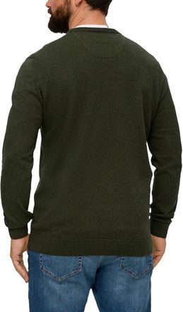 s.Oliver Strickpullover mit Logostickerei - Gro&szlig;e Gr&ouml;&szlig;en