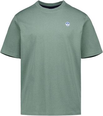 North Sails Herren T-Shirt gr&uuml;n Baumwolle
