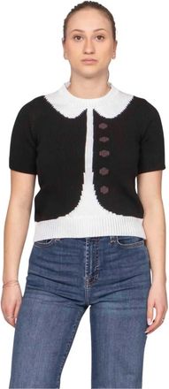 Moschino Femme, Pulls, Noir, Taille: 38 FR Maglia 1555 Fantasia