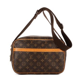 Louis Vuitton Crossbody Bags - Reporter PM - Gr. unisize - in Braun - f&uuml;r Damen