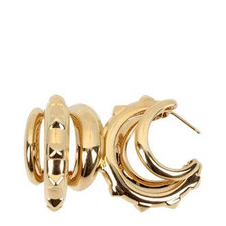 Valentino Garavani Womens Gold Metal Earrings