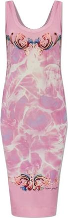 Versace Jeans Couture Femme, Robes, Rose, Taille: 34 FR Fitted Strap Dress