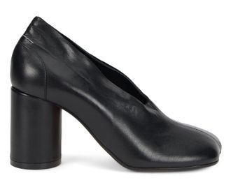 Maison Margiela Womens Court Shoes Anatomic Nappa Black Ovine Leather