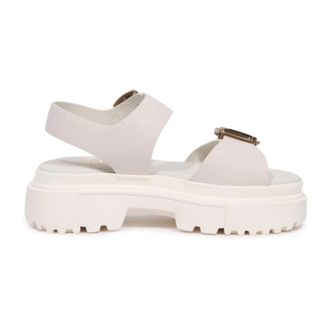 Hogan Vintage Effekt Sandale - - Shoes - Damen - Beige - 35 EU