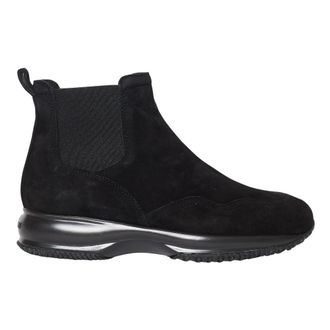 Hogan Schwarze Wildleder-Stiefeletten - - Shoes - Damen - Schwarzk - 35 EU