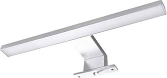 Trade Shop Lampe De Lampe Led Pour La Salle De Bain Miroir Avec Double Installation 7w Lumi&egrave;re 4000k Ip44 500p Argent