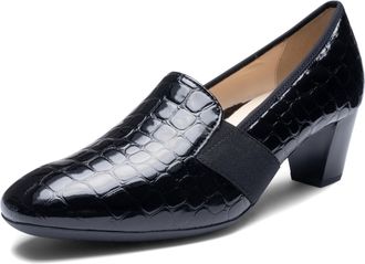 Ara Damen Verona Pumps, Schwarz Schwarz 07, 37.5 EU Weit