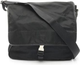 Prada unisex, Pre-owned, Noir, Taille: ONE Size Sac bandouli&egrave;re en nylon Pre-owned