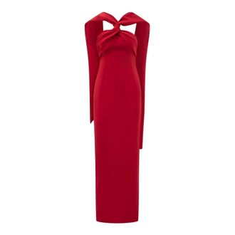 Solace London Rona &Auml;rmelloses Maxikleid - - Dresses - Damen - Rot - 2XS