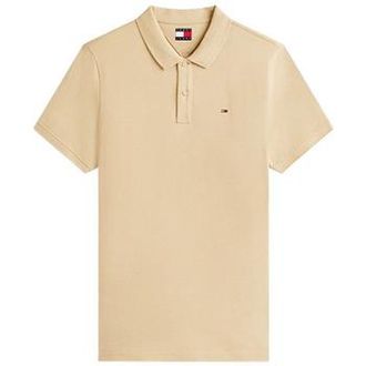 Tommy Jeans POLO BEIGE - GENTLE GOLD - XS