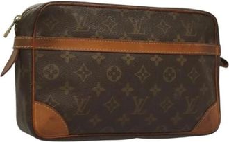 Louis Vuitton Pre-owned Toile pochettes-minaudieres - Femme - Pre-owned - Brun - Taille: ONE Size