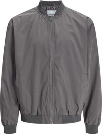Jack & Jones Jack & Jones JJECHARGE Noos Bomber Veste Bomber pour Homme, Jupe Castlerock, Taille XXL, Gris, XXL