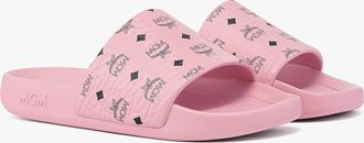 MCM Slides mit Monogramm-Print