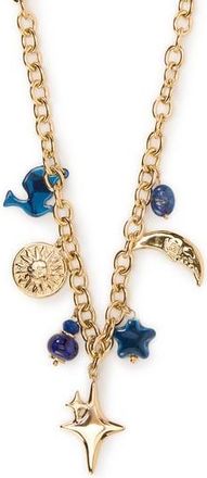 Au Printemps Paris Collier pendentif avec charms