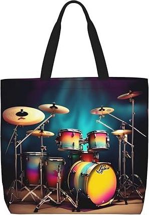 Generic Ensemble DInstruments De Musique Cool Sac A Main Femme Grand Sacs De Courses R&eacute;utilisable Sac &Agrave; Bandouli&egrave;re Pour Travail Gym Shopping