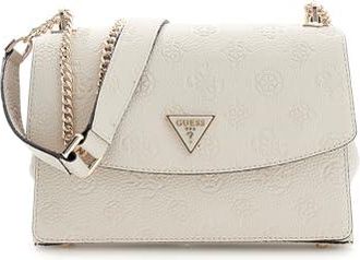 Guess Sac &agrave; bandouli&egrave;re/bandouli&egrave;re Cresidia II blanc logo BS26GU56 PD988821 Taille du sac: PETIT
