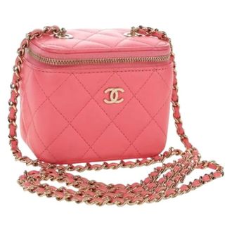 Chanel Sac bandouli&egrave;re mini doccasion - Femme - Pre-owned - Rose - Taille: ONE Size