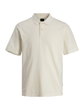 Jack & Jones Herren Jprblareed Ss Polo Poloshirt, Snow White, XXL