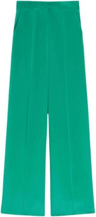 Max Mara Femme, Pantalons, Vert, Taille: 38 FR Wide Pantalons