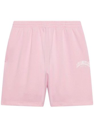 Balenciaga short de sport Cities Los Angeles - Rose