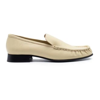 Gia Borghini Creme Napa Leder Loafers - - Shoes - Damen - Beige - 37 EU