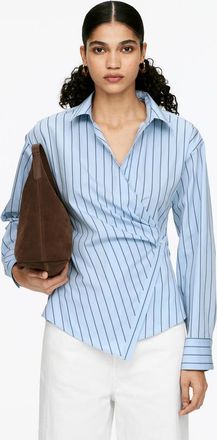 Arket Wickelhemd -Blau