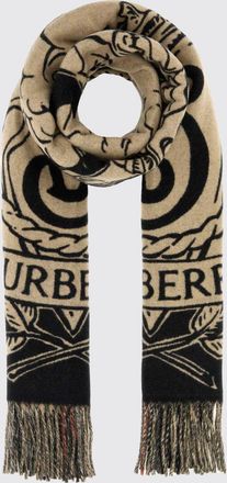 Burberry &Eacute;charpe r&eacute;versible en pur cachemire avec imprim&eacute; EKD et franges