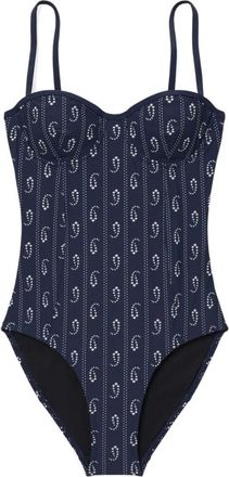 Tory Burch Femme, Maillots de bain, Bleu, Taille: 42 FR Maillot de Bain Balconnet